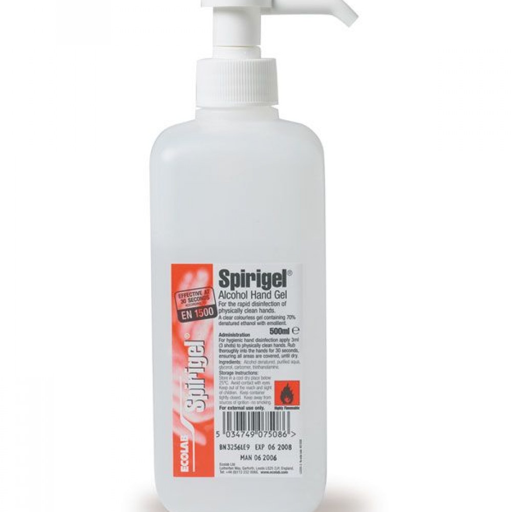 Spirigel With Integral Pump 500ml - MEDI-MOVE | Medical Supplies ...