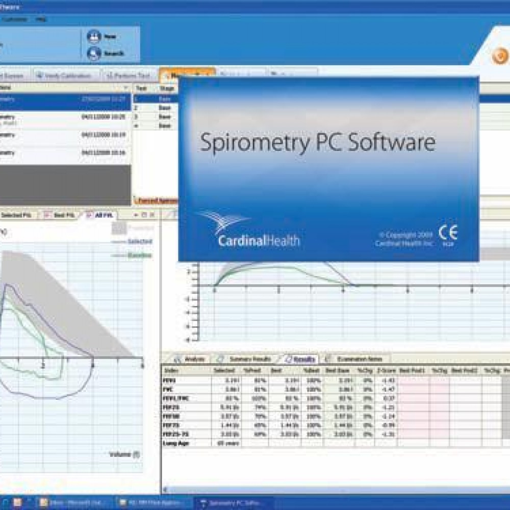 Spirometry PC Software - MEDI-MOVE | Medical Supplies: Pharmaceuticals ...